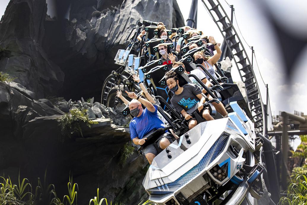 Take a POV Virtual Ride Aboard the New Jurassic World VelociCoaster at ...