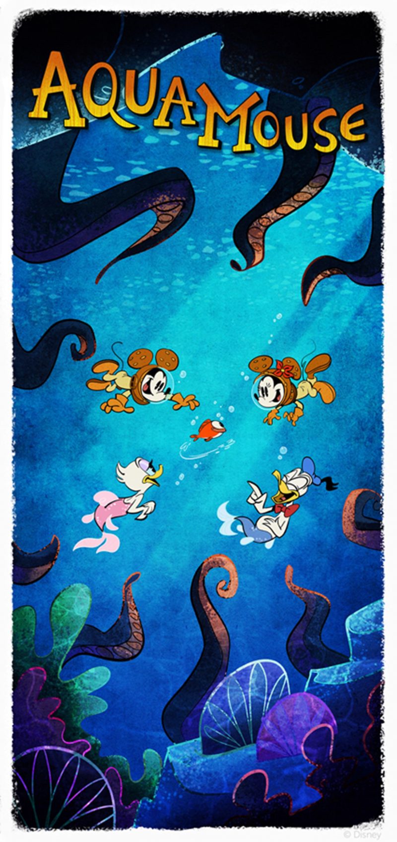 Disney Cruise Lines Reveals More Details About Disney Wish's AquaMouse ...