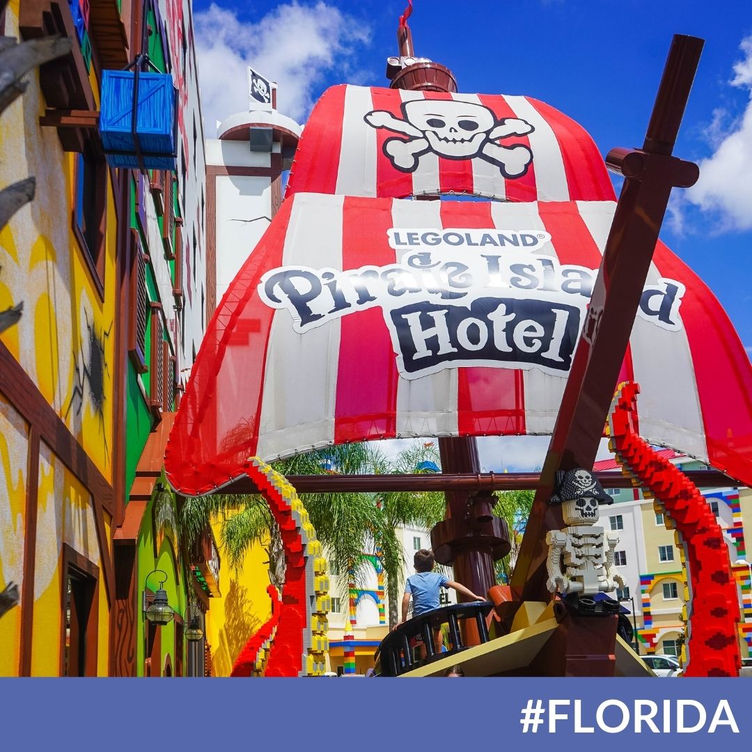 LEGOLAND Florida New Pirate Island Resort Tour - The Go To Family
